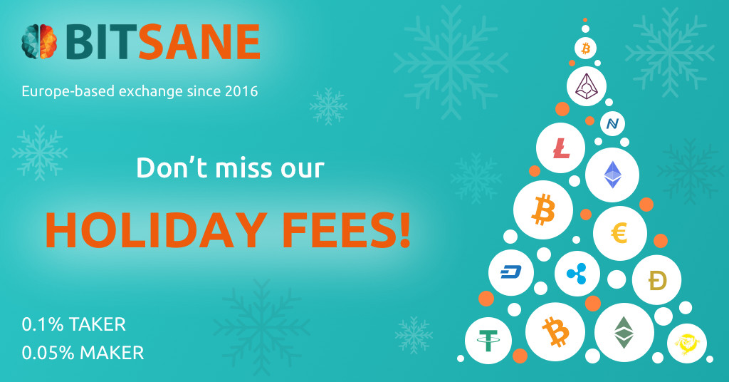 Bitsane снизит комиссии на торговлю к новогодним праздникам | PSM7.COM
